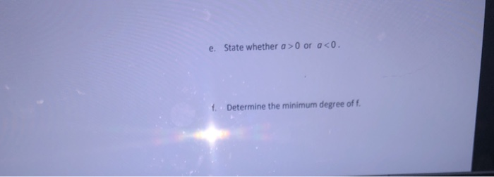 Solved Use the graph of the polynomial function to complete | Chegg.com