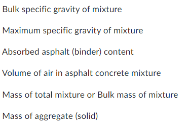 Solved Write the volumetric code names for the following | Chegg.com