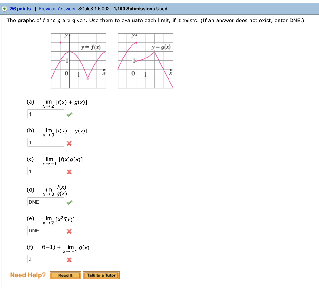 Solved 2/6 points | Previous Answers SCalc8 1.6.002. 1/100 | Chegg.com Solved 2/6 points | Previous Answers SCalc8 1.6.002. 1/100 | Chegg.com