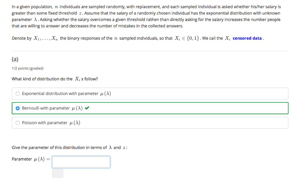 Solved In a given population, n individuals are sampled | Chegg.com