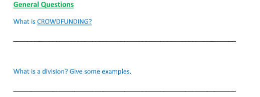 Solved What is a division? Give some examples. What is a | Chegg.com