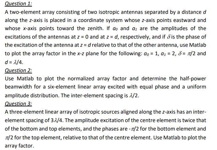 Solved Question 1 A Two Element Array Consisting Of Two 