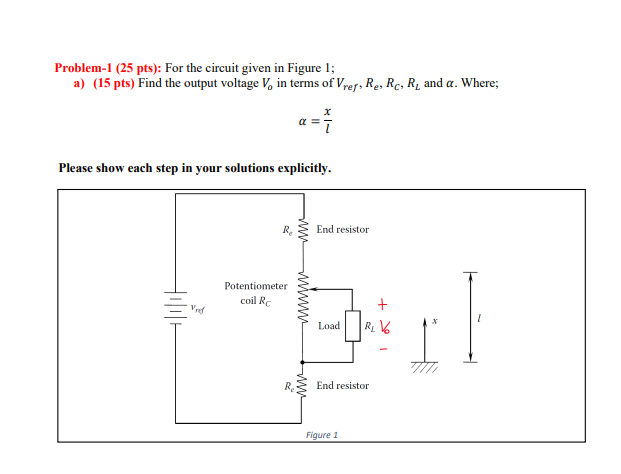 Solved Problem-1 (25 pts): For the circuit given in Figure | Chegg.com Solved Problem-1 (25 pts): For the circuit given in Figure | Chegg.com