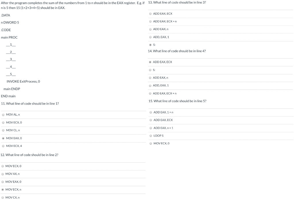 Solved 13. What line of code should be in line 3? After the | Chegg.com