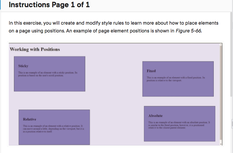 Solved Instructions Page 1 of 1 In this exercise, you will | Chegg.com