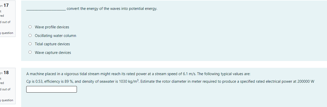 Solved en 17 t "ed convert the energy of the waves into | Chegg.com