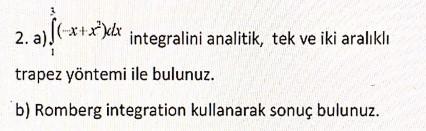 Solved A)Analytic, one and two space trapeze method B) Use | Chegg.com
