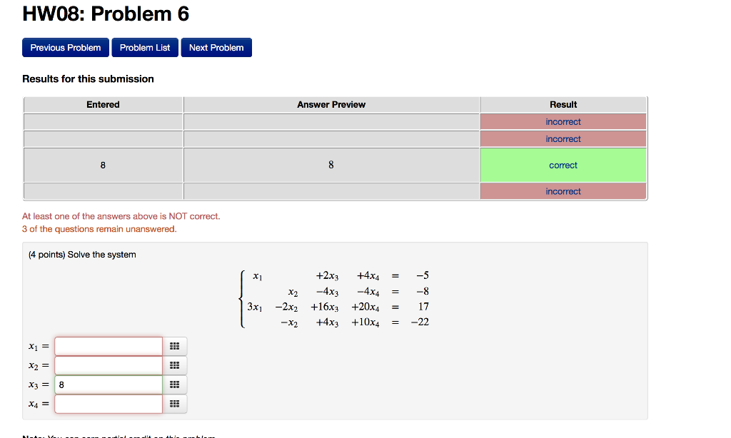 Solved HW08: Problem 6 Previous Problem Problem List Next | Chegg.com