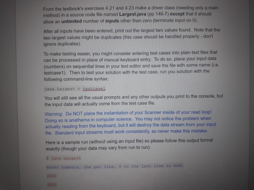 Solved From the textbook's exercises 4.21 and 4.23 make a | Chegg.com