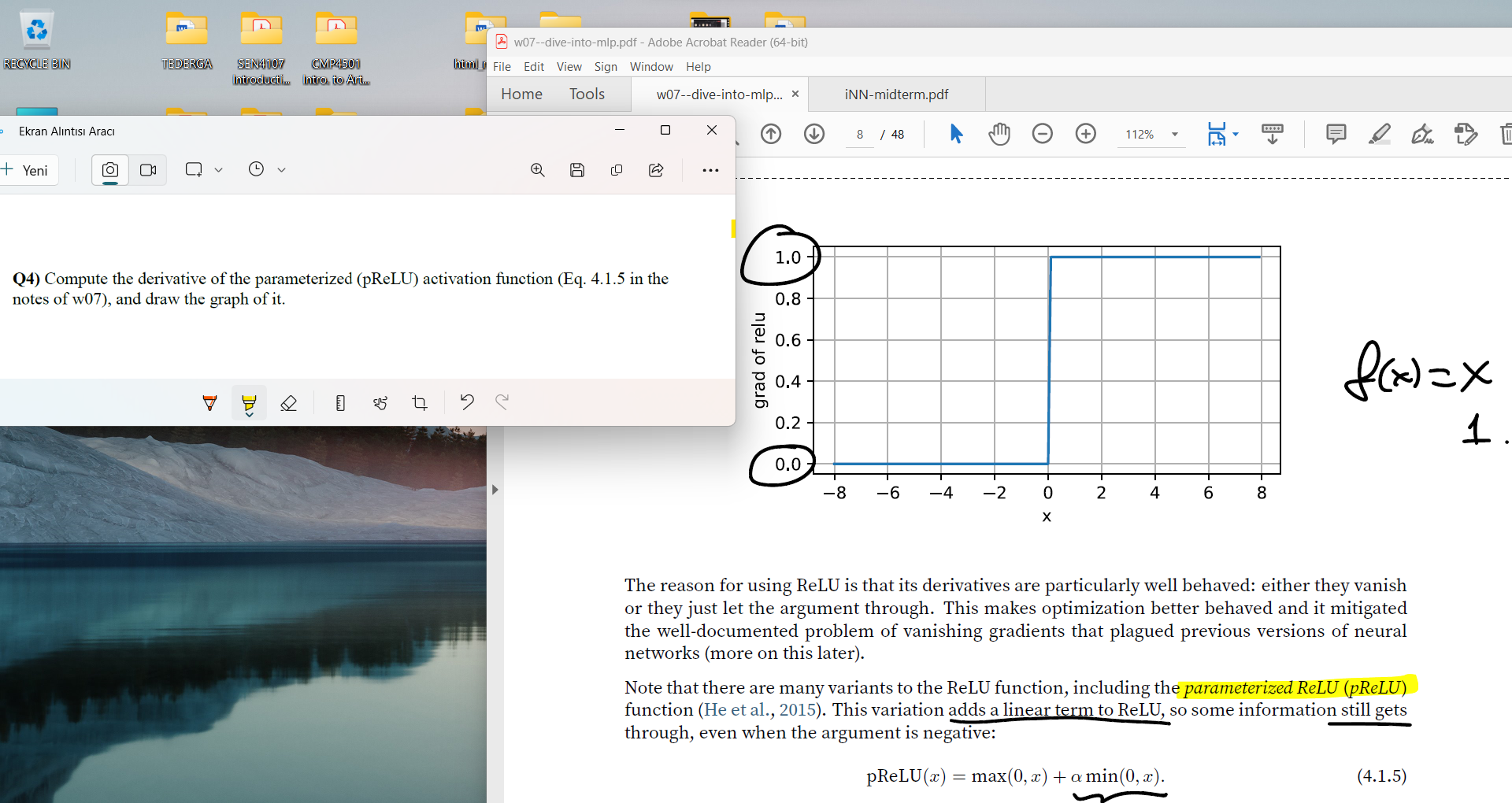 Solved 4.1.2 Activation Functions Activation functions | Chegg.com