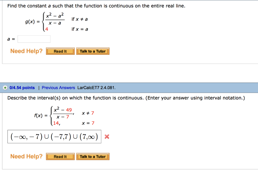 Solved Find the constant a such that the function is | Chegg.com