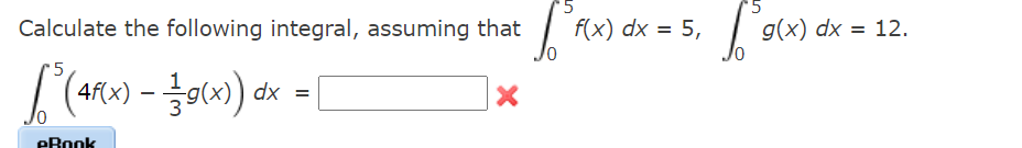 Solved Calculate the following integral, assuming that [*x) | Chegg.com