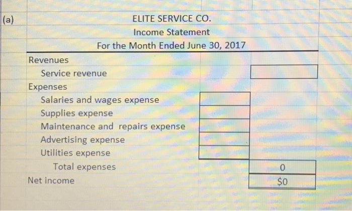Solved 1 P1-3A Prepare an income statement, retained | Chegg.com