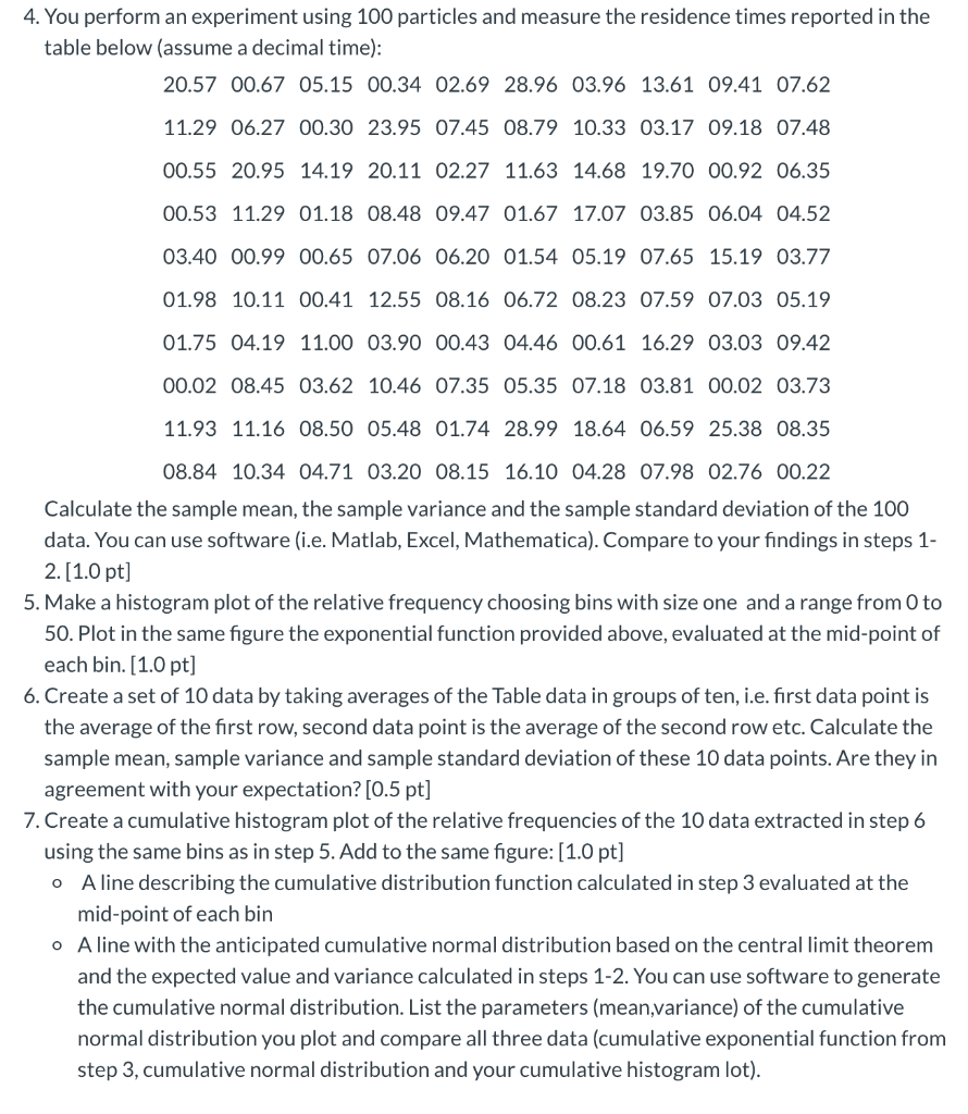 Residence time distributions (RTD) are critical in | Chegg.com