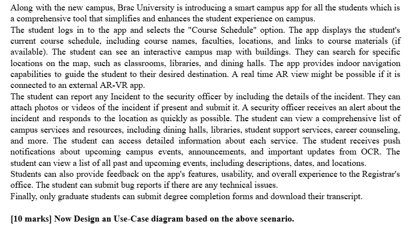 Solved Along with the new campus, Brac University is | Chegg.com