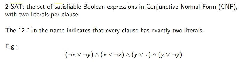 Consider 2SAT, discussed in Lecture 24, and 2COL, the | Chegg.com