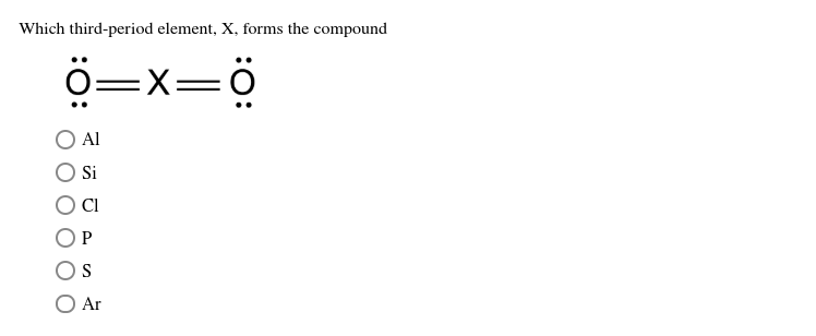 Solved Which fourth-period element, X, forms the compound O | Chegg.com