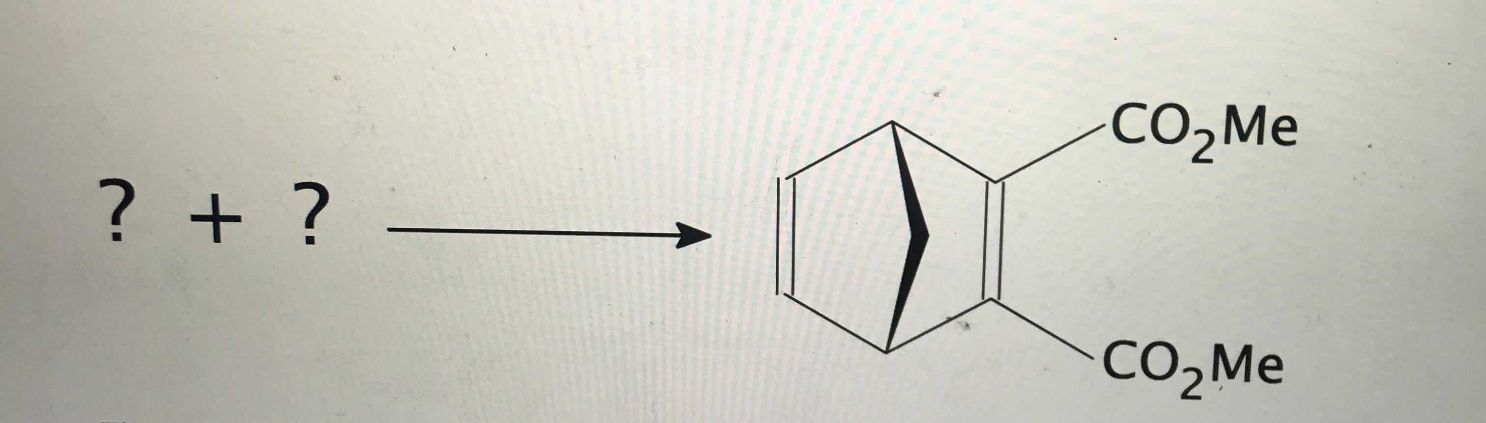 Solved CO2Me ? + ? CO2Me | Chegg.com