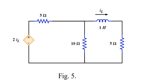 Solved Assuming that iL(0) = 10 A, and calculate | Chegg.com