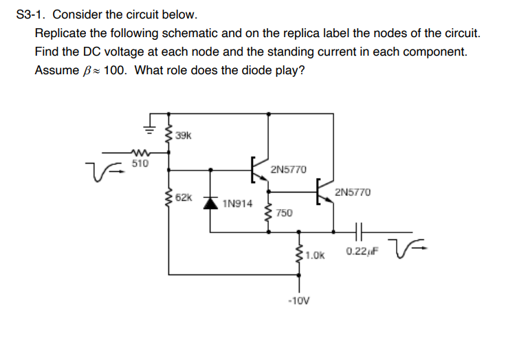 Solved S3-1. Consider the circuit below. Replicate the | Chegg.com