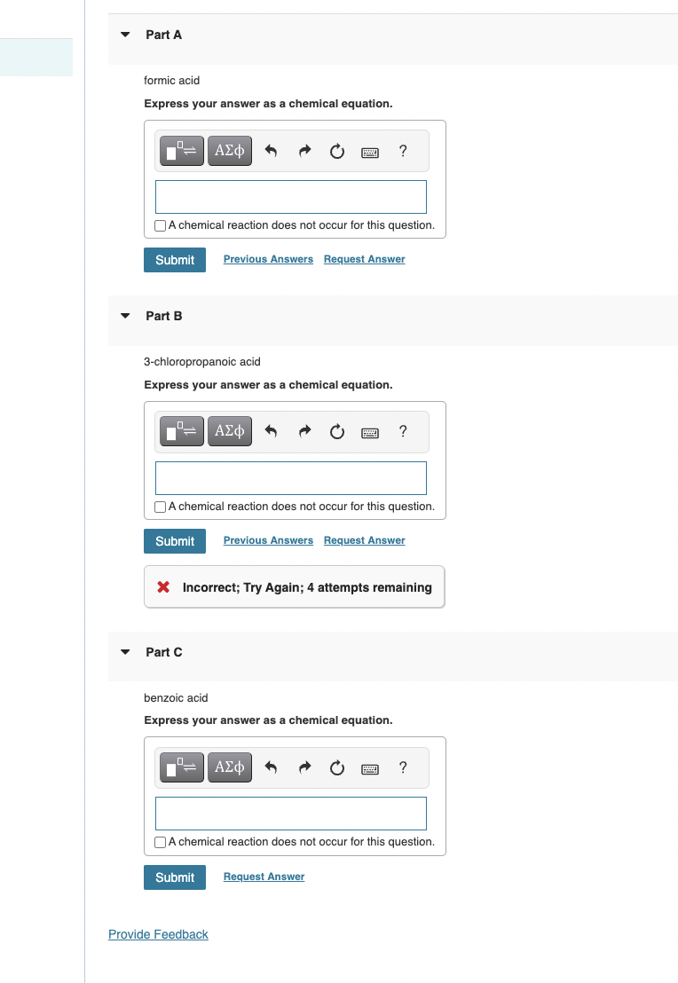 Solved formic acid Express your answer as a chemical | Chegg.com