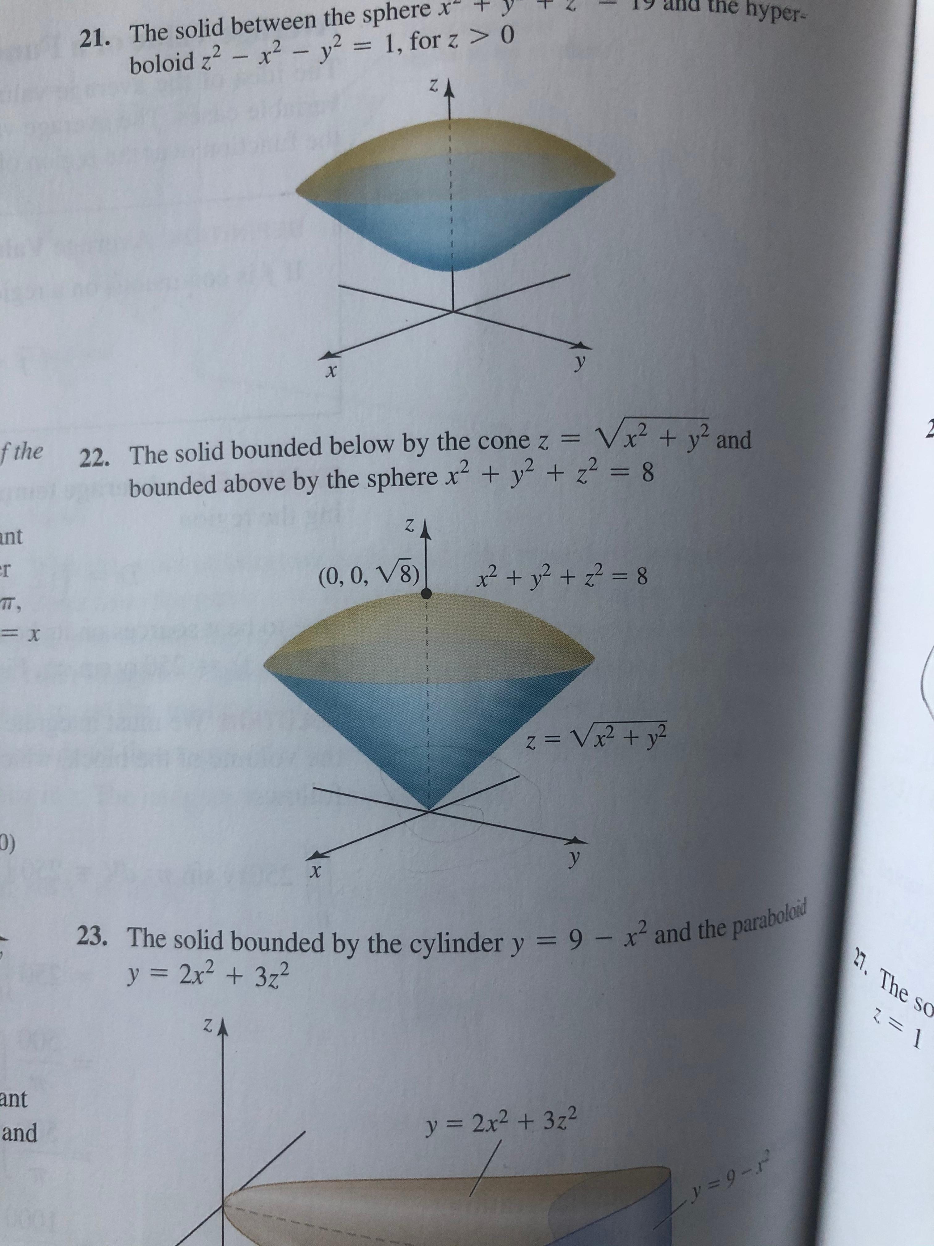 Solved Use a triple integral to find the volume of the | Chegg.com