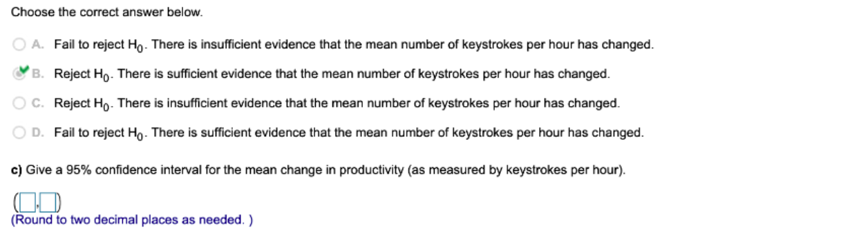 Solved Keystrokes per Hour A consultant for a company | Chegg.com