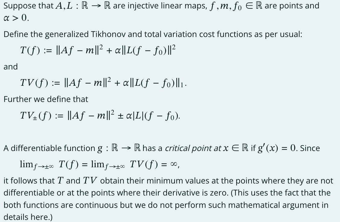 Solved Find the minimizers of 𝑇 as a function of | Chegg.com