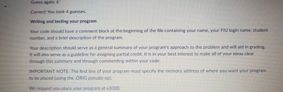 Solved Simple Guessing Numbers Game Problem Statement Your | Chegg.com Solved Simple Guessing Numbers Game Problem Statement Your | Chegg.com