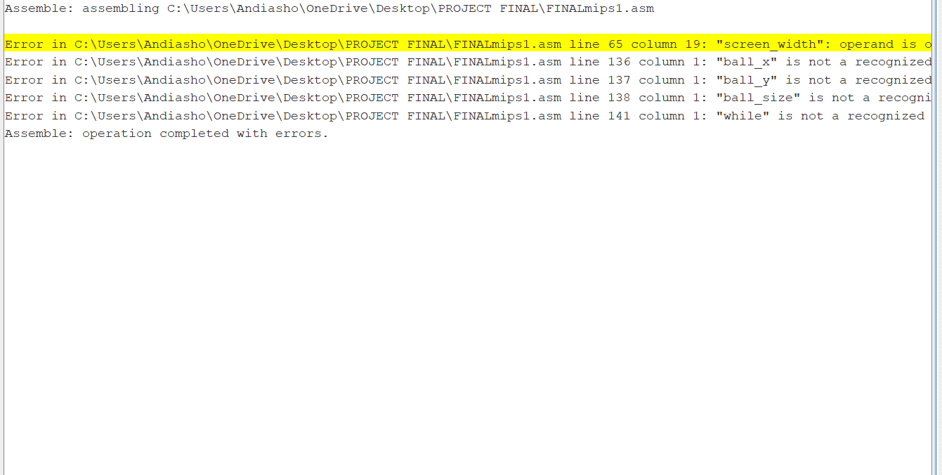 Solved i got this code when i run the code on mars program i | Chegg.com