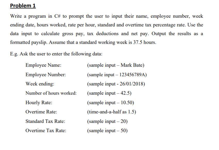 Solved Problem 1 Write A Program In C To Prompt The User To Chegg