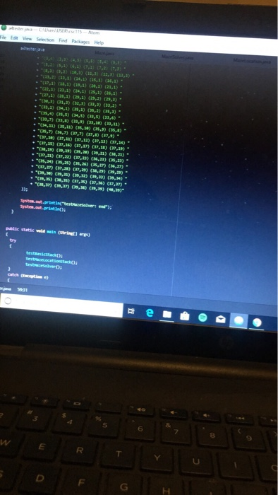 Part 2: MazeSolv ver.java A mane may be represented | Chegg.com