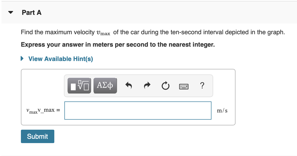 Solved: The Graph In The Figure (Figure 1)shows The Veloci... | Chegg.com