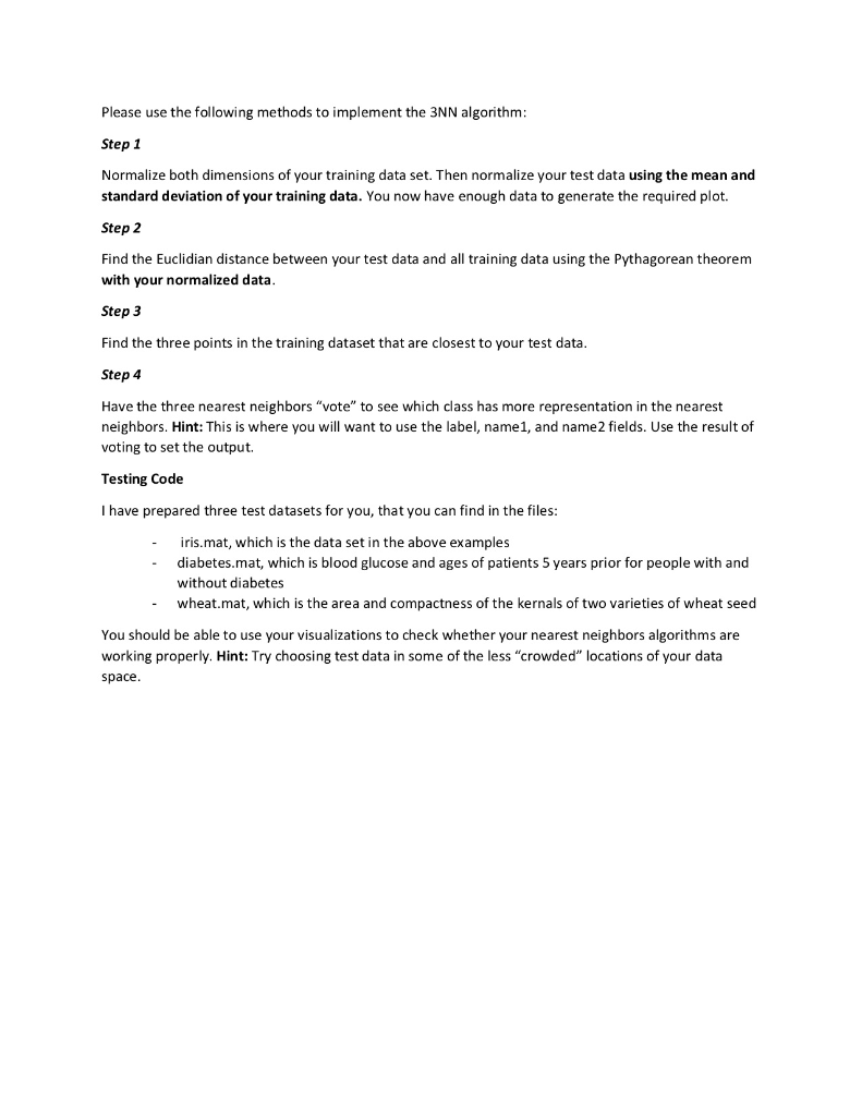 Solved Project 4 The Nearest Neighbors Classification