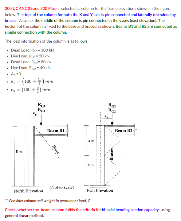 Solved 200 UC 46.2 (Grade 300 Plus) is selected as column | Chegg.com
