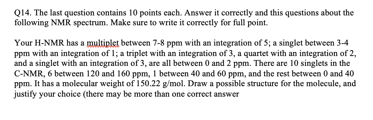 Solved Q14. The last question contains 10 points each. | Chegg.com