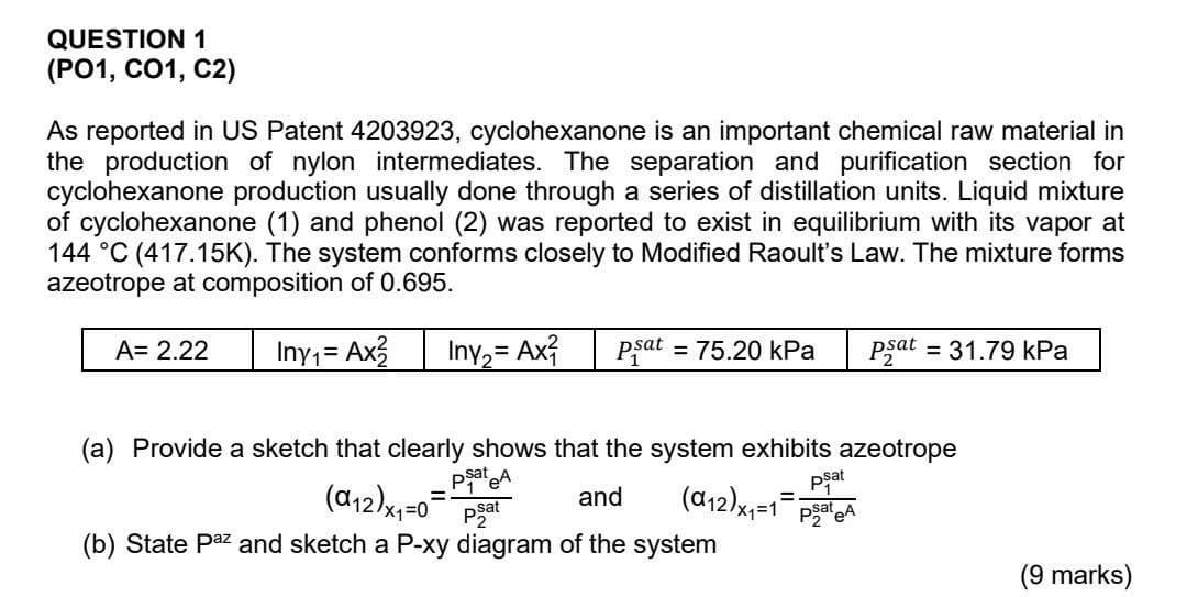 Solved QUESTION 1 (PO1, C01, C2) As reported in US Patent | Chegg.com Solved QUESTION 1 (PO1, C01, C2) As reported in US Patent | Chegg.com