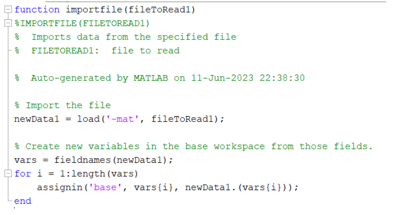 Solved function importfile(fileToRead1) | Chegg.com