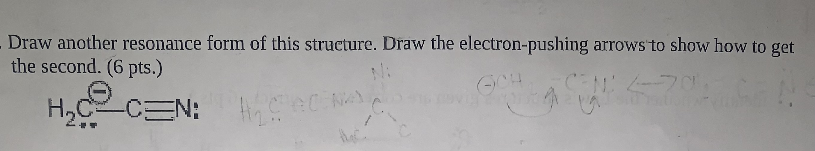 Solved Draw another resonance form of this structure. Draw | Chegg.com