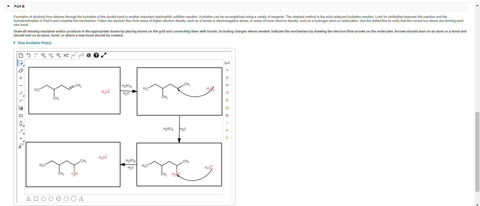 Solved Part A 2,4-Dimethylpent-2-ene undergoes an | Chegg.com