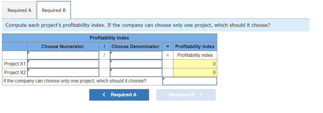Solved Exercise 24-11 Net present value, profitability index | Chegg.com