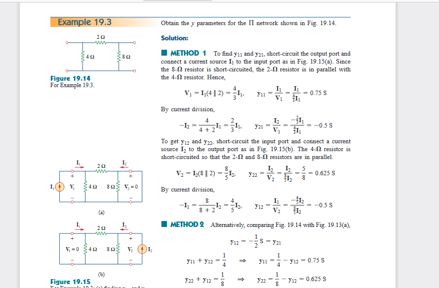 Solved so I am at the two port networks part of my | Chegg.com