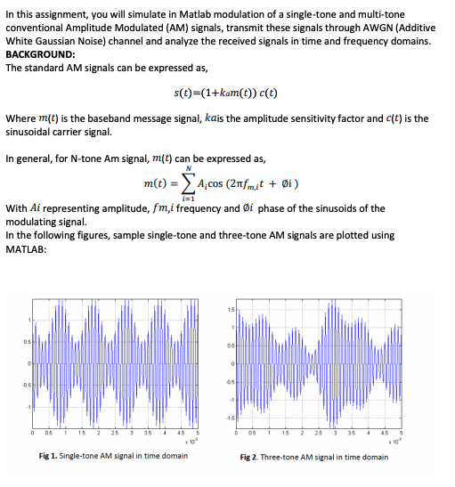 In this assignment, you will simulate in Matlab | Chegg.com