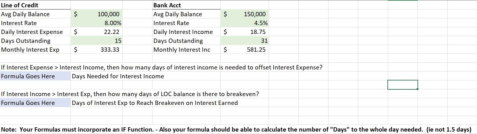 Solved If Interest Expense > Interest Income, then how many | Chegg.com