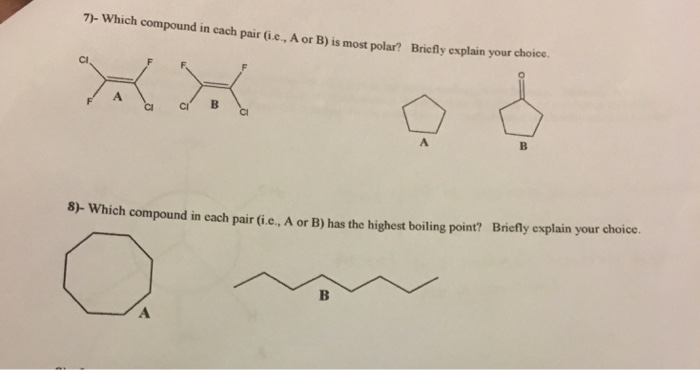 Solved 1) Give the correct names for the structures drawn | Chegg.com
