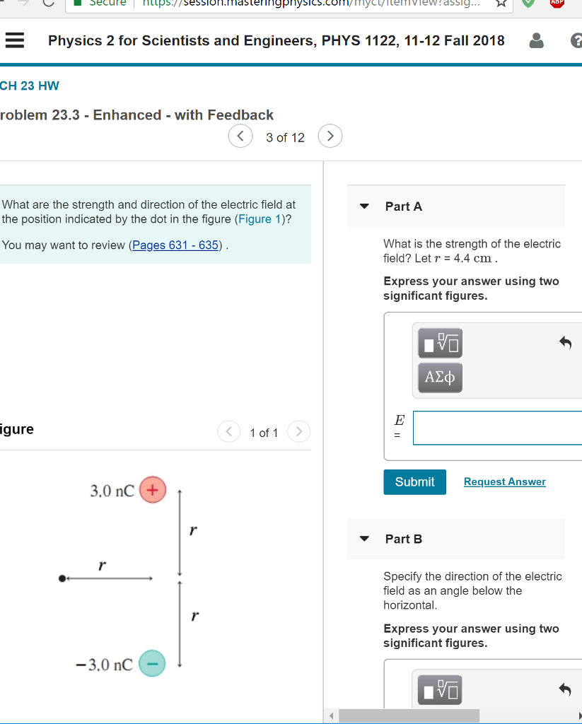 Solved Physics 2 for Scientists and Engineers, PHYS 1122, | Chegg.com