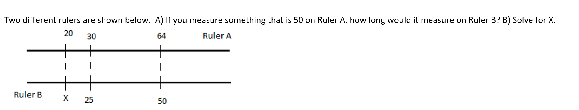 Solved Two different rulers are shown below. A) If you | Chegg.com