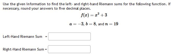 Solved Use the given information to find the left- and | Chegg.com