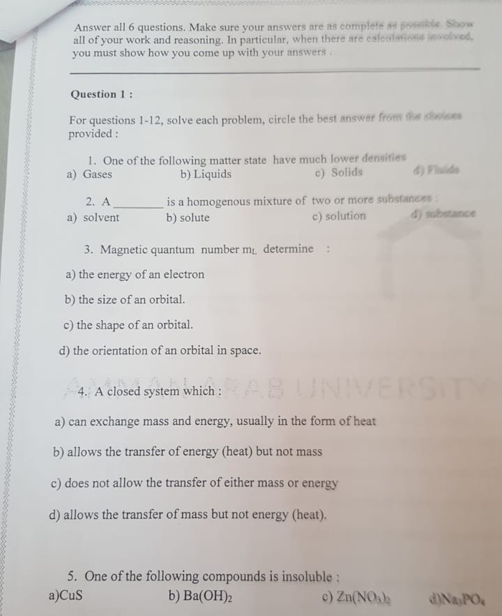 Solved Answer all 6 questions. Make sure your answers are as | Chegg.com