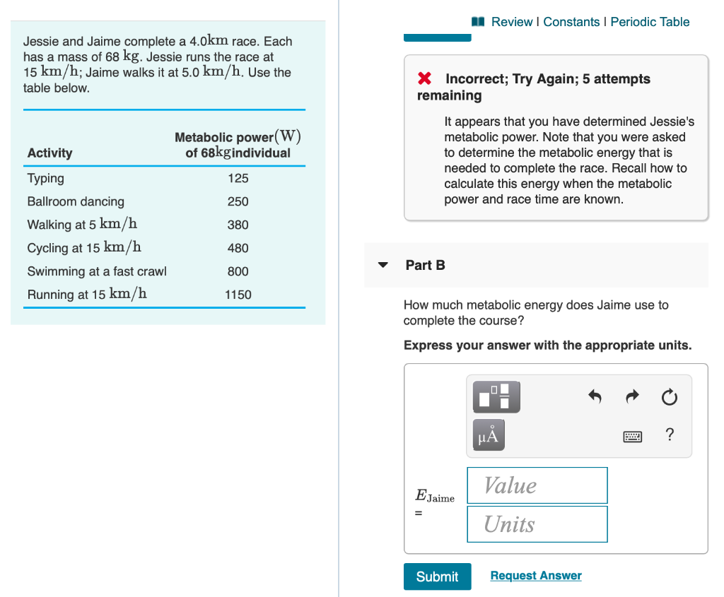 Solved MI Review | Constants 1 Periodic Table Jessie and | Chegg.com